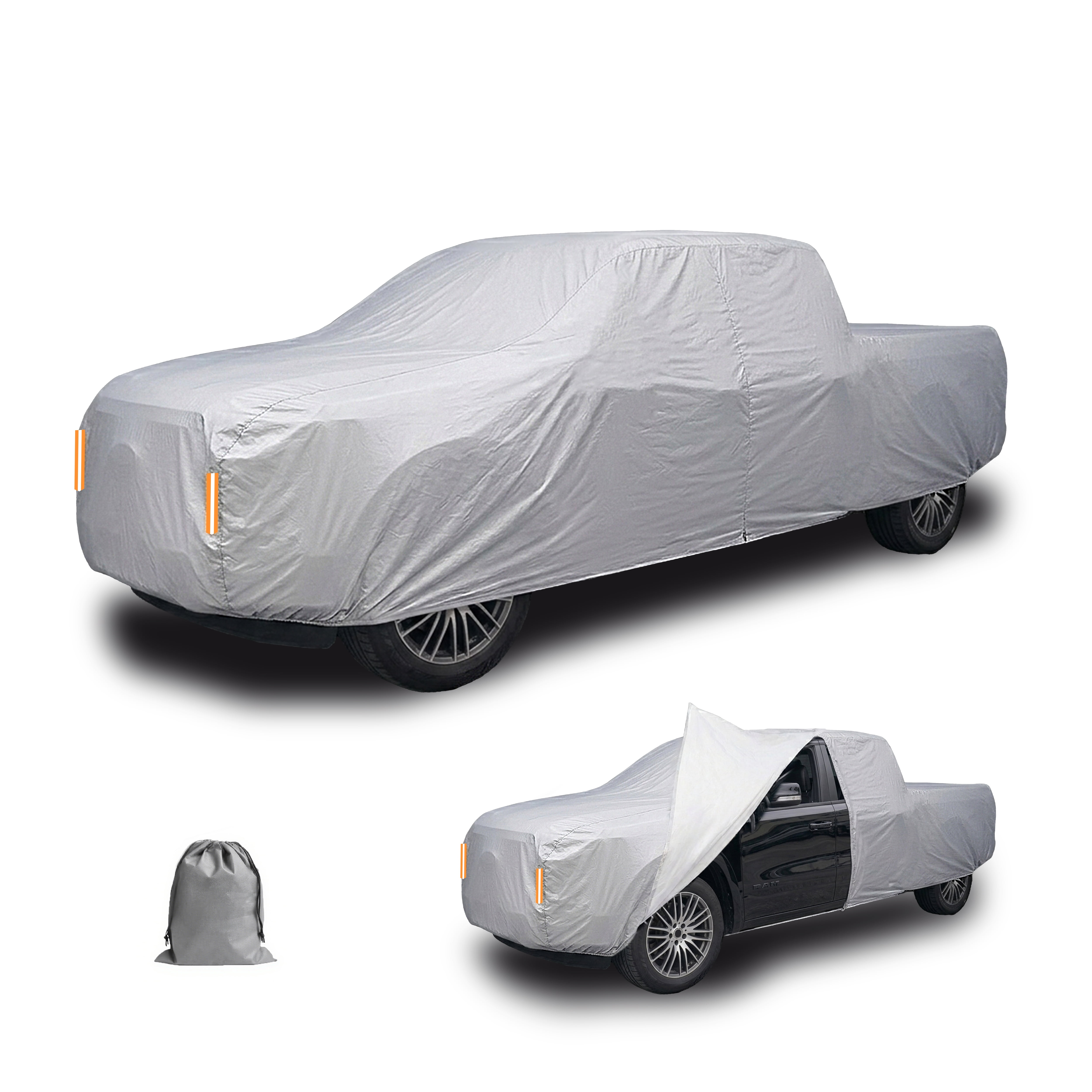 Caromop All-Weather 10-Layer Waterproof Car Cover-Maximum Protection ...