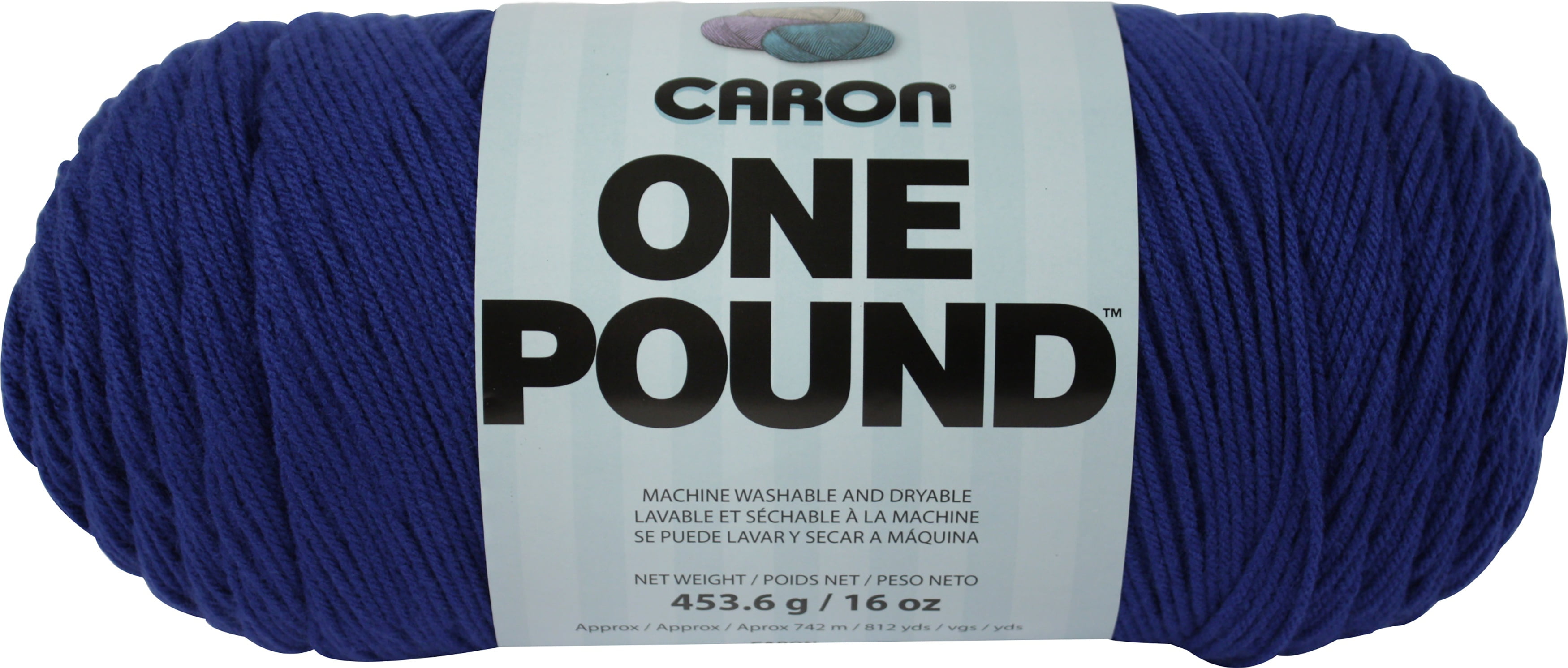 Caron, Acrylic Dryable Yarn, 812 yd, Royalty, 1 lb, Worsted Weight ...