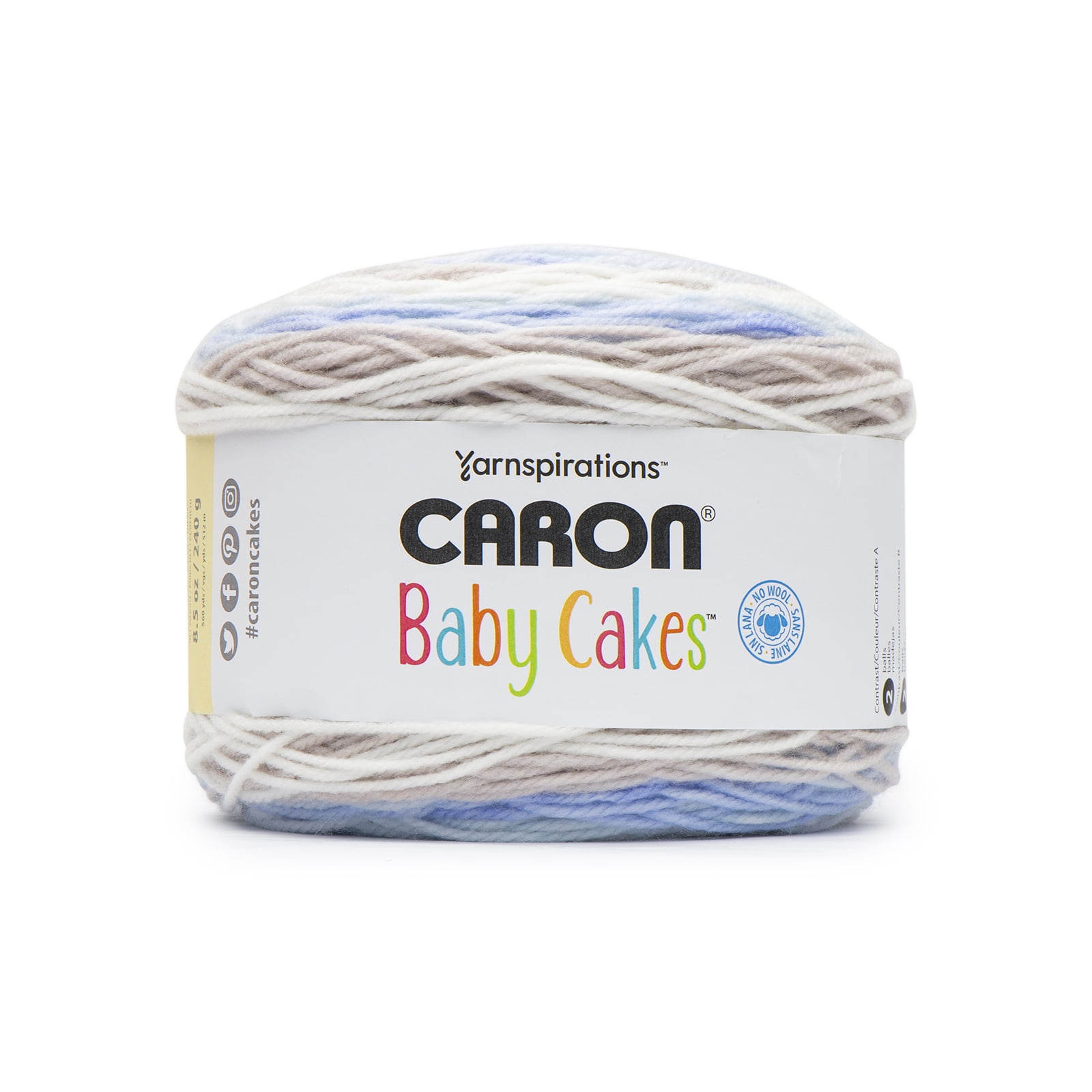 Caron® Baby Cakes™ Yarn, Medium Weight, Machine Washable, 82% Acrylic ...