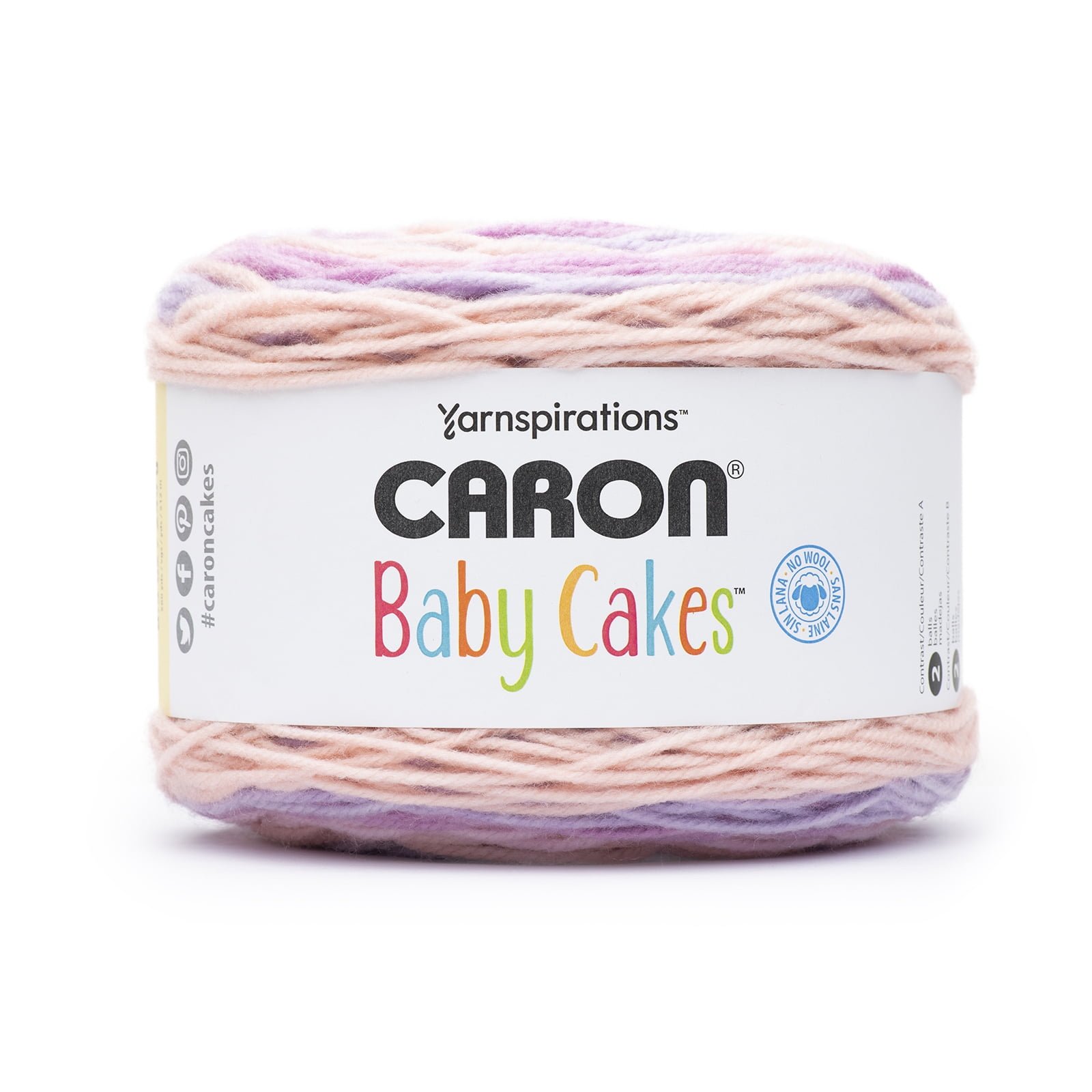 Caron® Baby Cakes™ Soft, Adorable, Machine Washable Yarn for Knitting ...