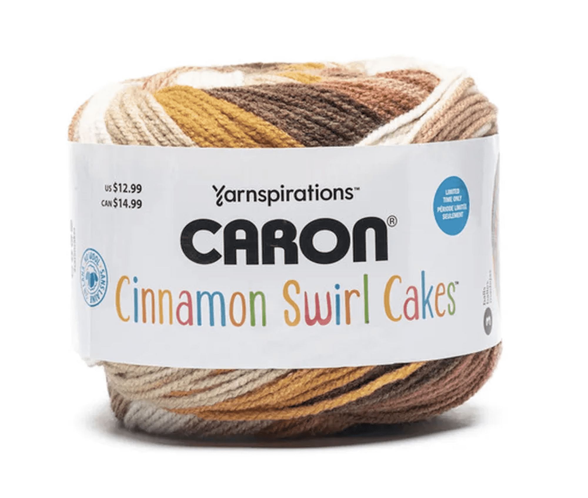 Caron Cinnamon Swirl Cakes Tortoise Shell Knitting & Crochet Yarn ...