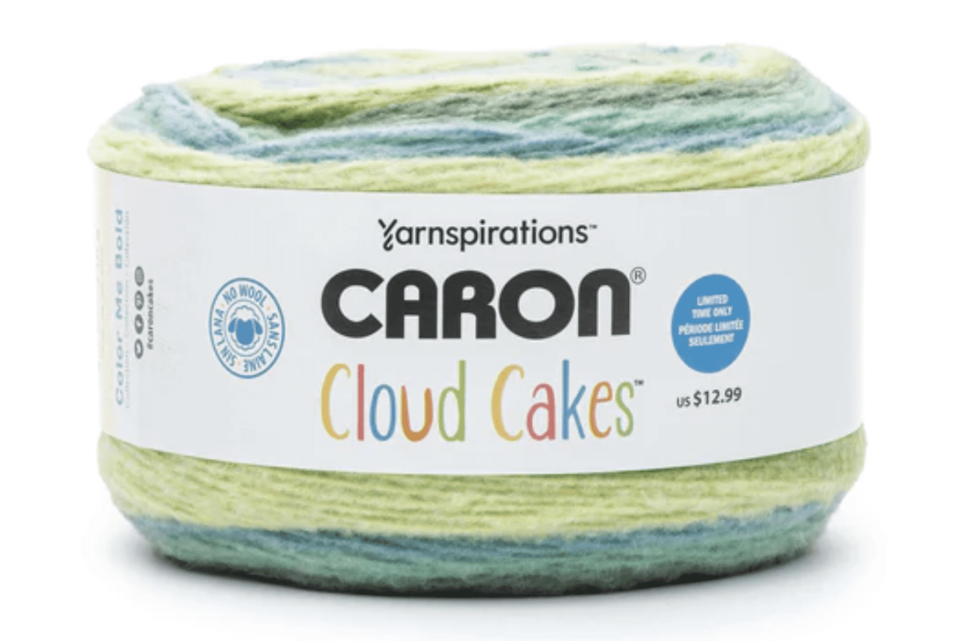 Caron Cloud Cakes Poison Ivy Polyester Knitting & Crochet Yarn ...