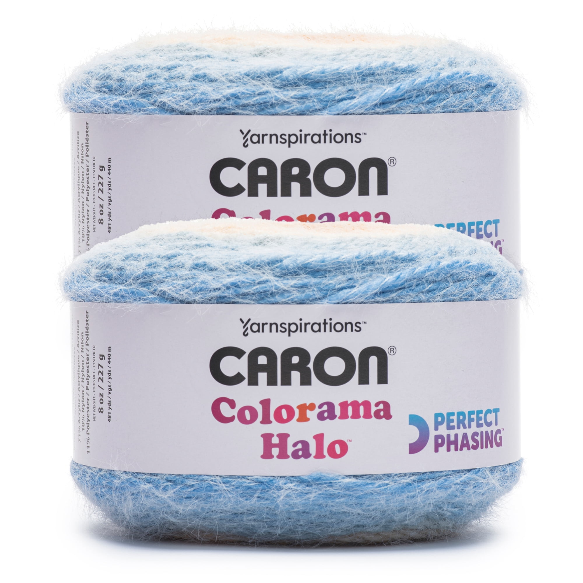 Caron® Colorama Halo™ #5 Bulky Blend Yarn, Amber Ocean 8oz/227g, 481 ...