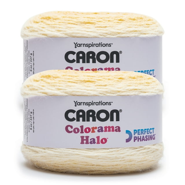 Caron® Colorama Halo™ #5 Bulky Blend Yarn, Beeswax Frost 8oz/227g, 481 ...