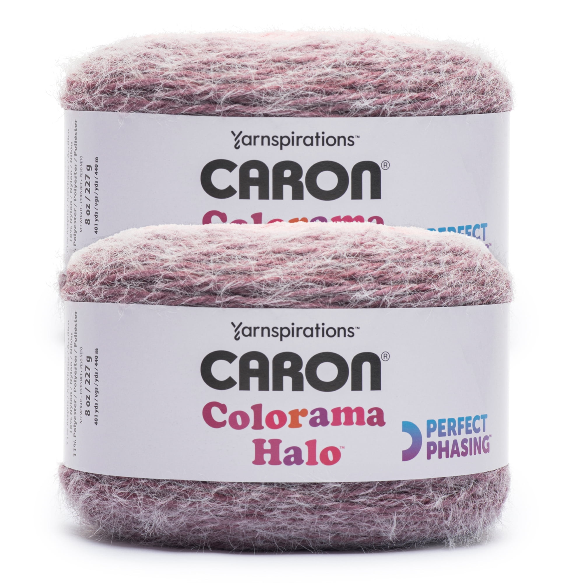 Caron® Colorama Halo™ #5 Bulky Blend Yarn, Beet Red 8oz/227g, 481 Yards ...