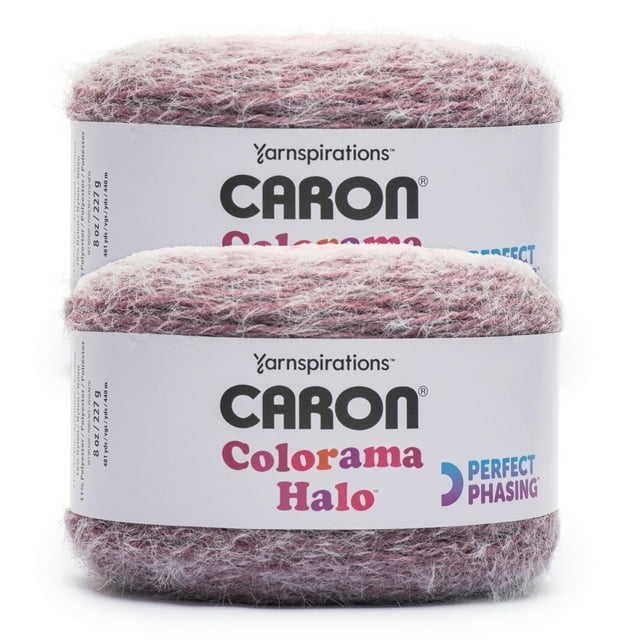 Caron® Colorama Halo™ #5 Bulky Blend Yarn, Beet Red 8oz/227g, 481 Yards ...