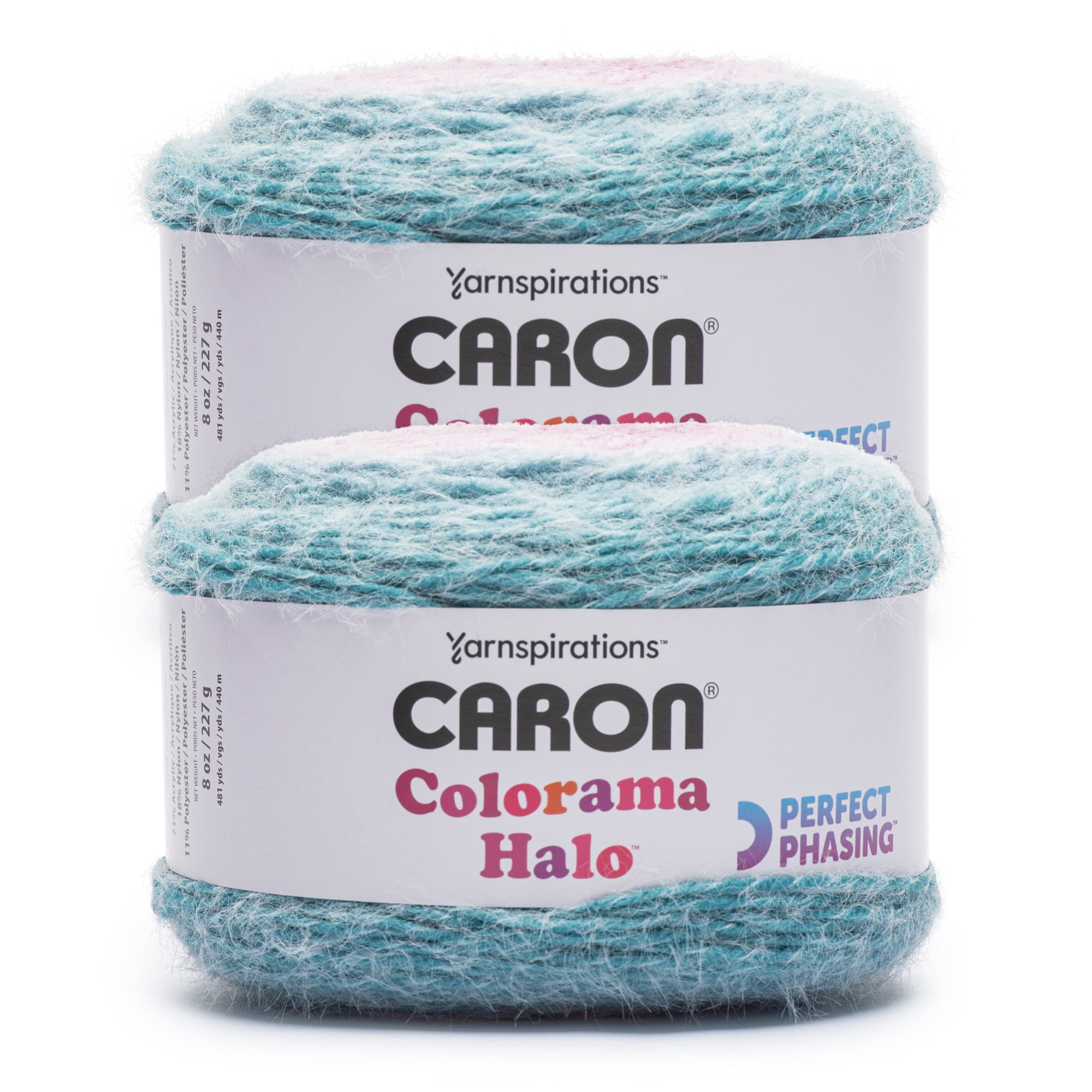 Caron® Colorama Halo™ #5 Bulky Blend Yarn, Blue Raspberry 8oz/227g, 481 ...