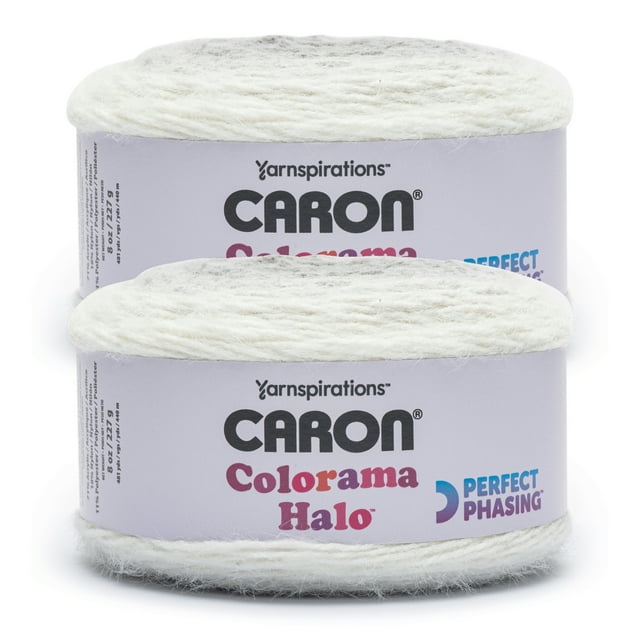 Caron® Colorama Halo™ #5 Bulky Blend Yarn, Graphite Frost 8oz/227g, 481 ...