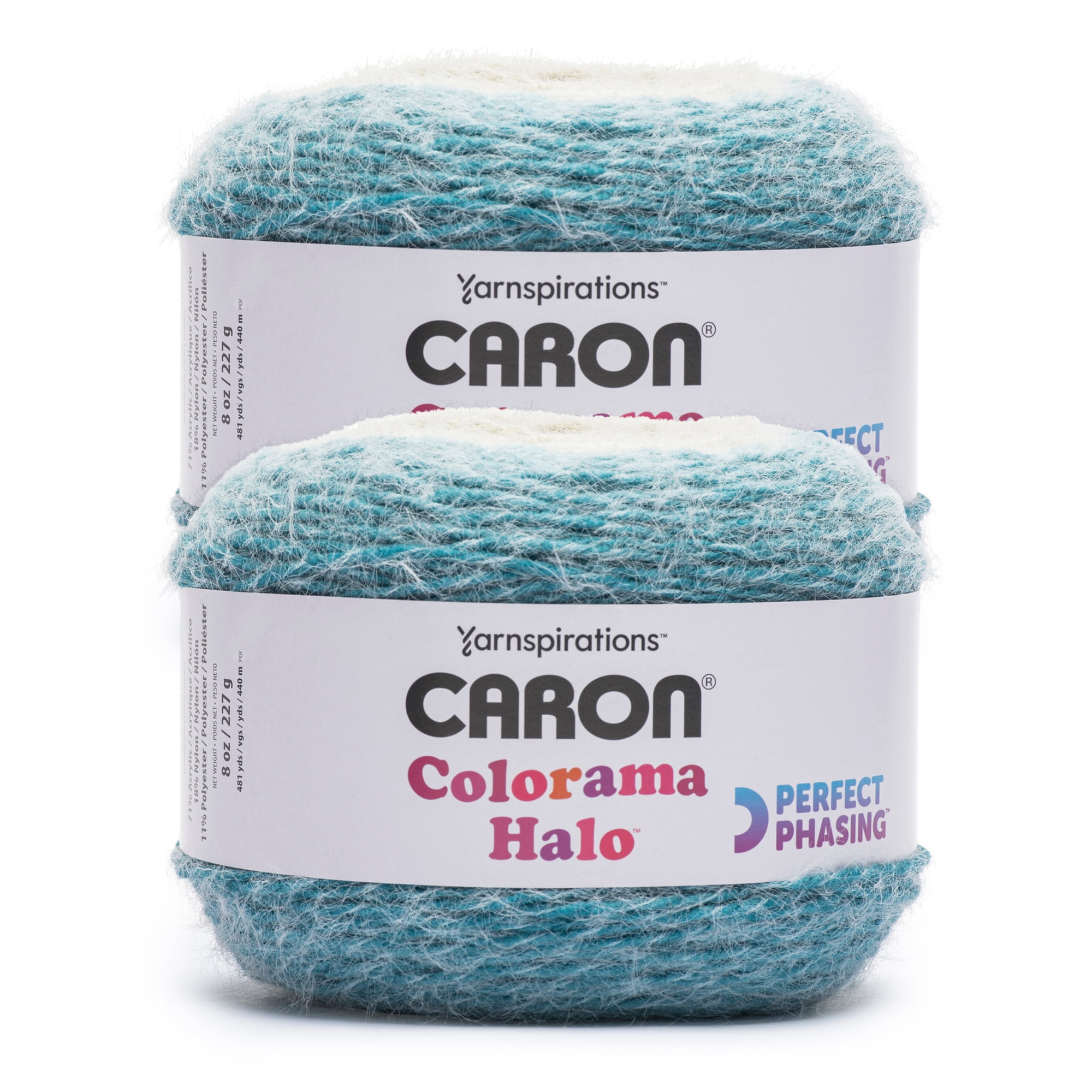 Caron® Colorama Halo™ #5 Bulky Blend Yarn, Ivy & Olive 8oz/227g, 481 ...