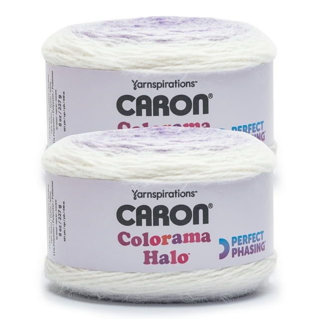 Caron® Colorama Halo™ #5 Bulky Blend Yarn, Lavender Frost 8oz/227g, 481 ...
