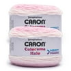 Caron Big Cakes Self-Striping Acrylic Yarn, Toffee Brickle, 603 yd, 10. ...