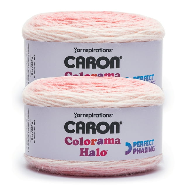 Caron® Colorama Halo™ #5 Bulky Blend Yarn, Rose Frost 8oz/227g, 481 ...