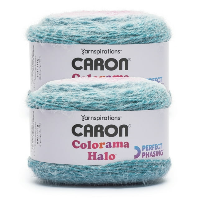 Caron® Colorama Halo™ #5 Bulky Blend Yarn, Rose Garden 8oz/227g, 481 ...