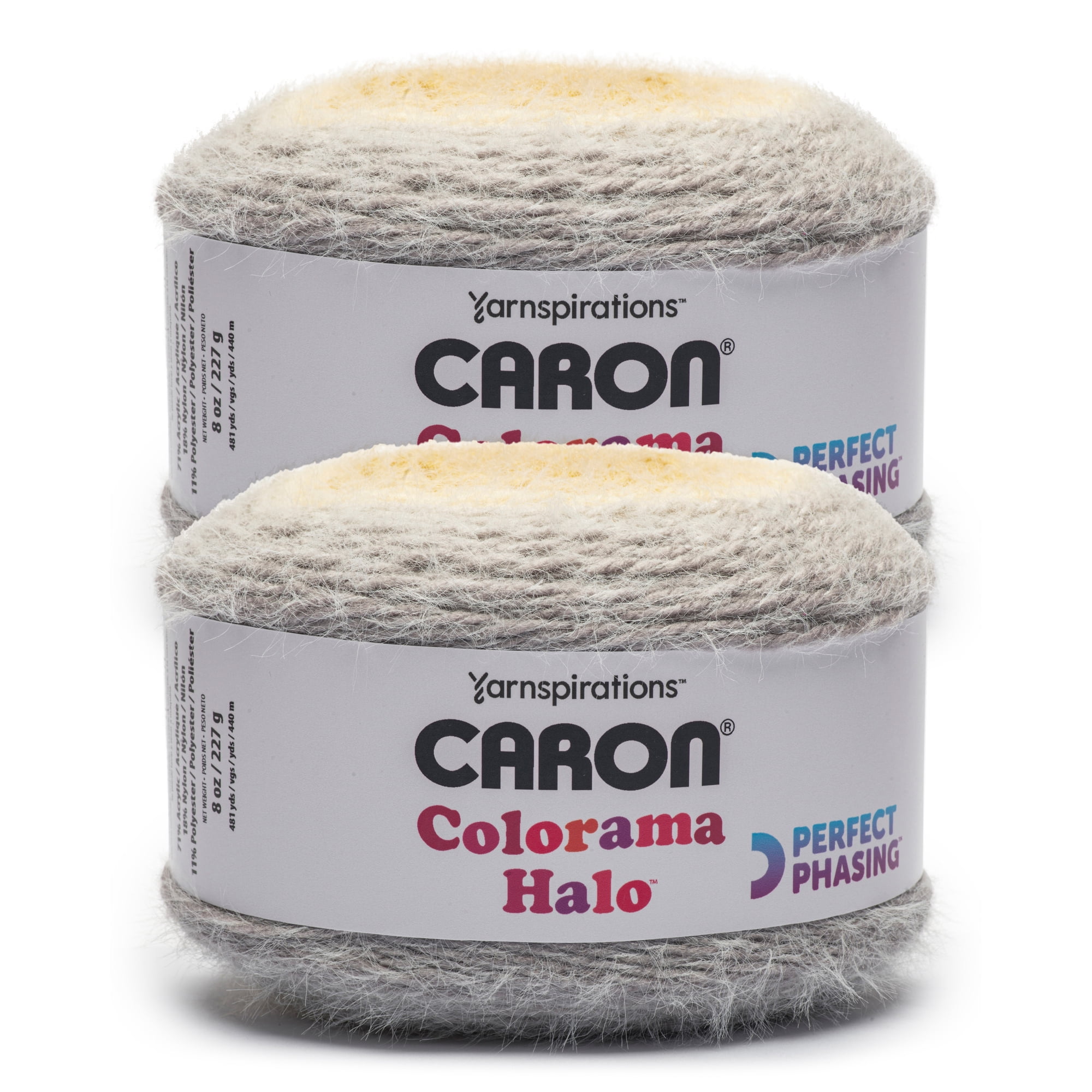 Caron® Colorama Halo™ #5 Bulky Blend Yarn, Silver & Gold 8oz/227g, 481 ...