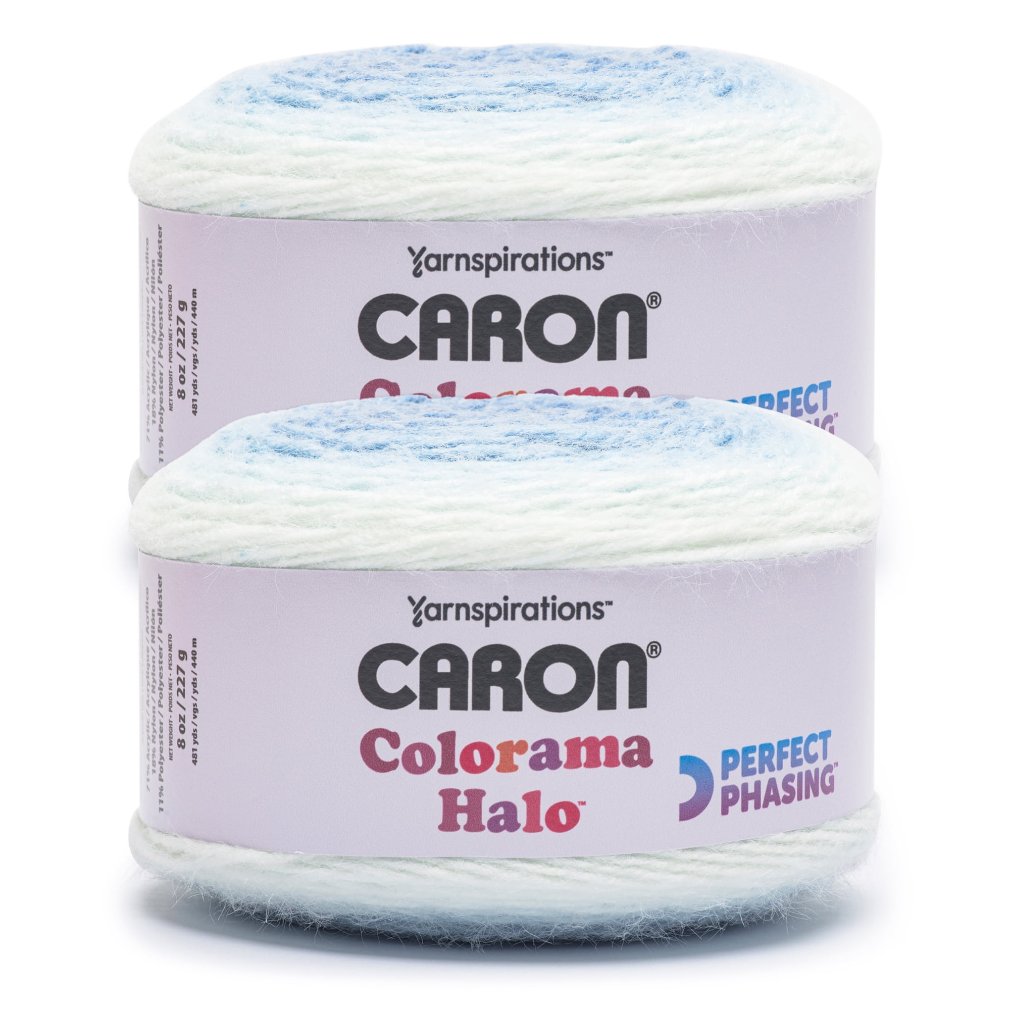 Caron® Colorama Halo™ #5 Bulky Blend Yarn, Skylight Frost 8oz/227g, 481 ...