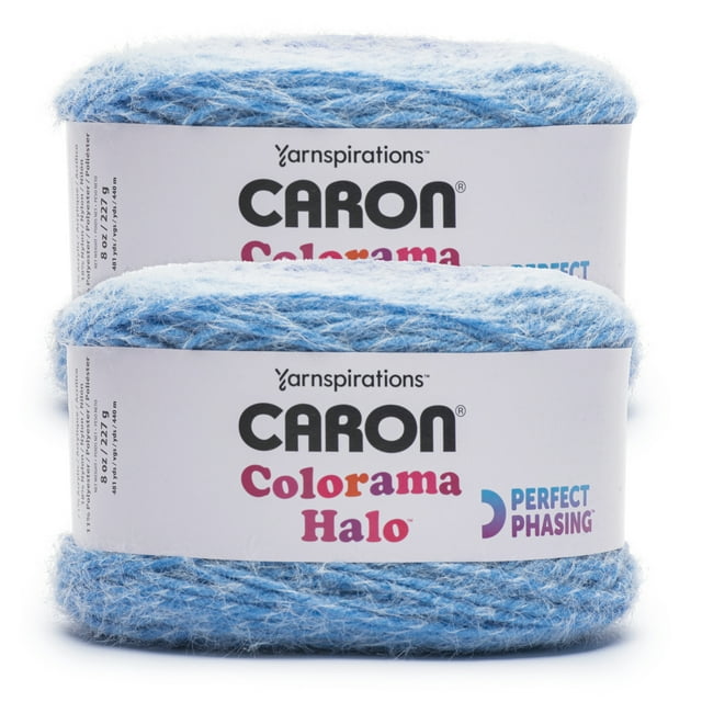 Caron® Colorama Halo™ #5 Bulky Blend Yarn, Ultra Marine 8oz/227g, 481 ...