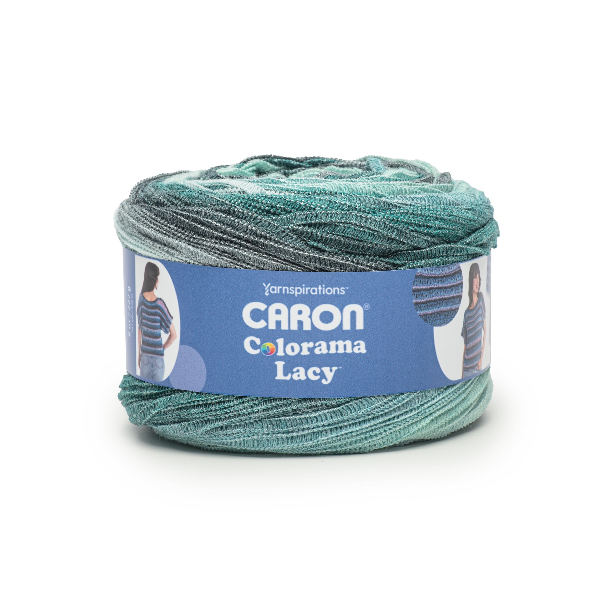 Caron® Colorama Lacy™ #5 Bulky Acrylic Yarn, Aquatic 8oz/227g 361 Yards ...