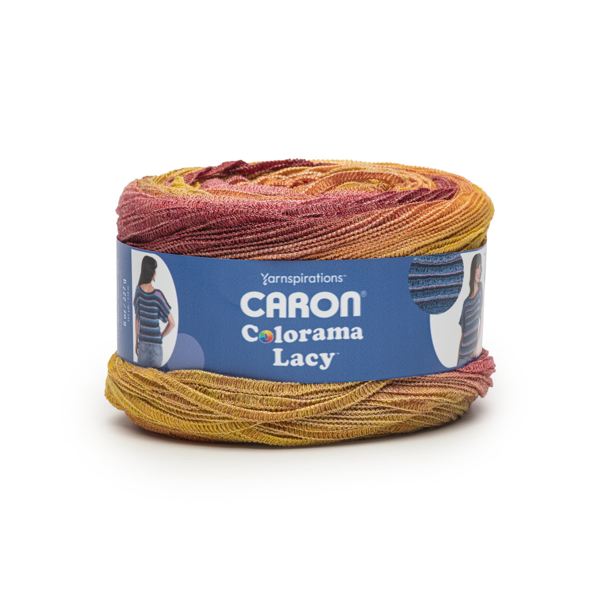 Caron® Colorama Lacy™ #5 Bulky Acrylic Yarn, Sunset 8oz/227g 361 Yards ...