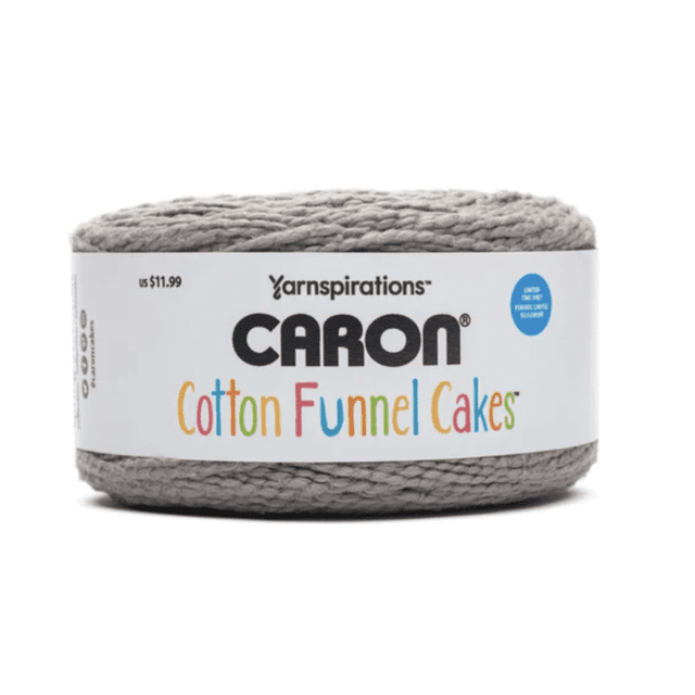 Caron Cotton Funnel Cakes Fog Knitting & Crochet Yarn - Walmart.com