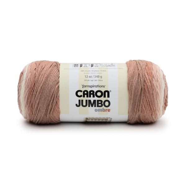 Caron¬Æ Jumbo Ombre Yarn | 100% Acrylic Gradient Effect, 12oz Worsted ...