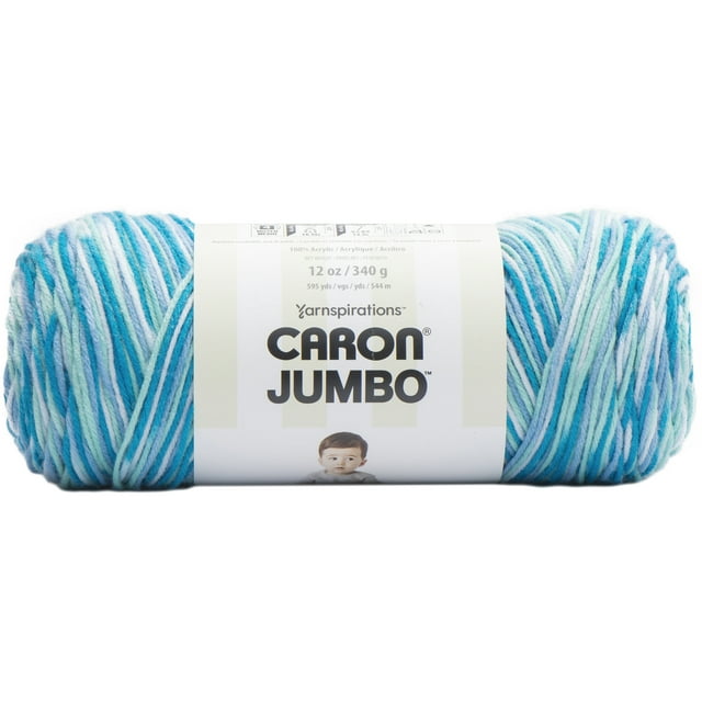 Spinrite Caron Jumbo Ombre Yarn, 100% Acrylic, Machine Washable ...