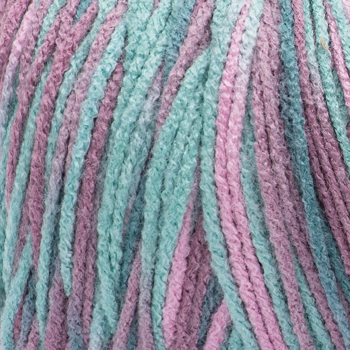 Caron, Jumbo Print Yarn, 12 oz, Russian Sage, worsted weight, acrylic ...