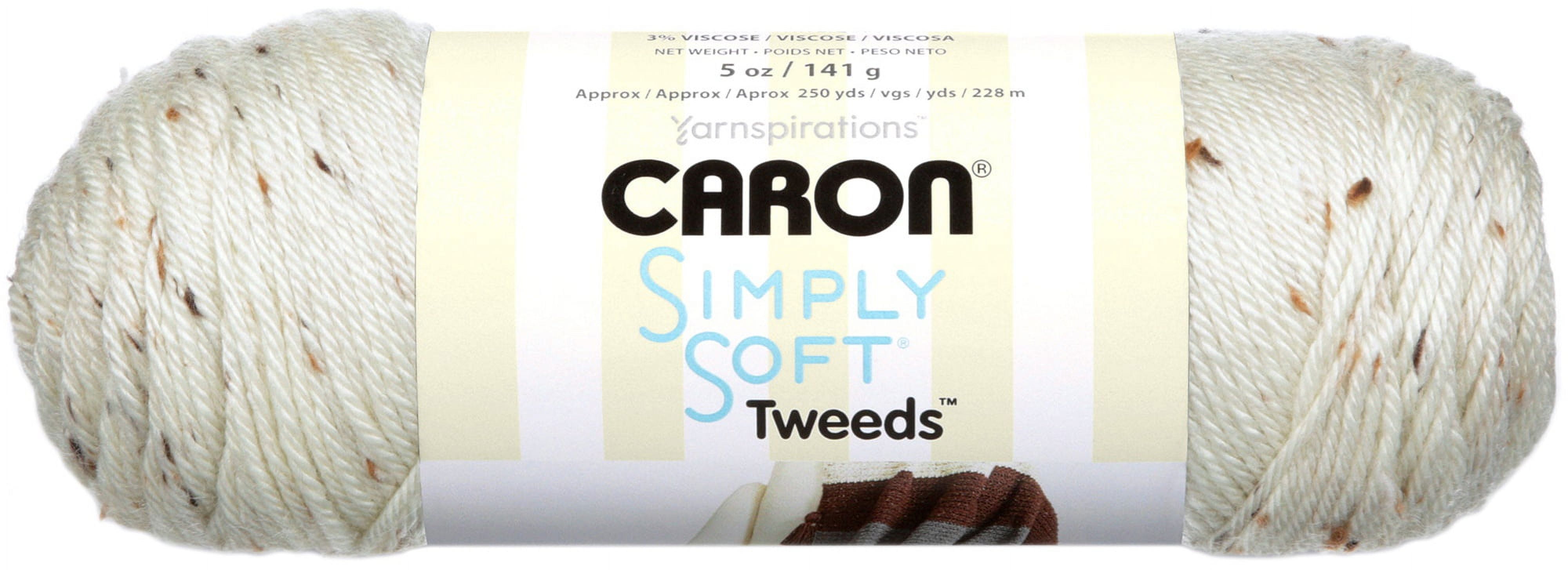 Caron Medium Acrylic Off-White Yarn, 240 yd - Walmart.com