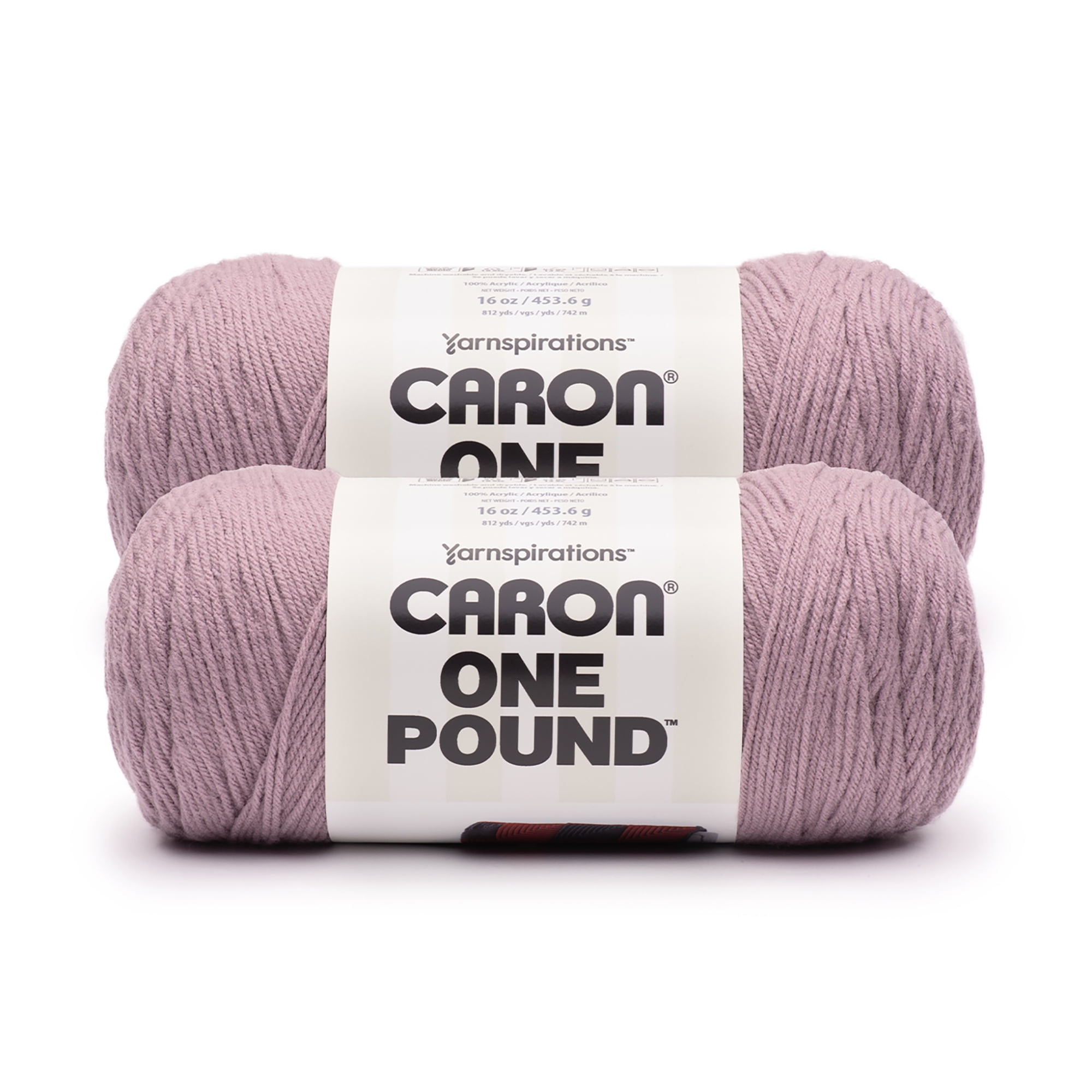 Caron® One Pound™ #4 Medium Acrylic Yarn, Fig 16oz/454g, 812 Yards (2 ...