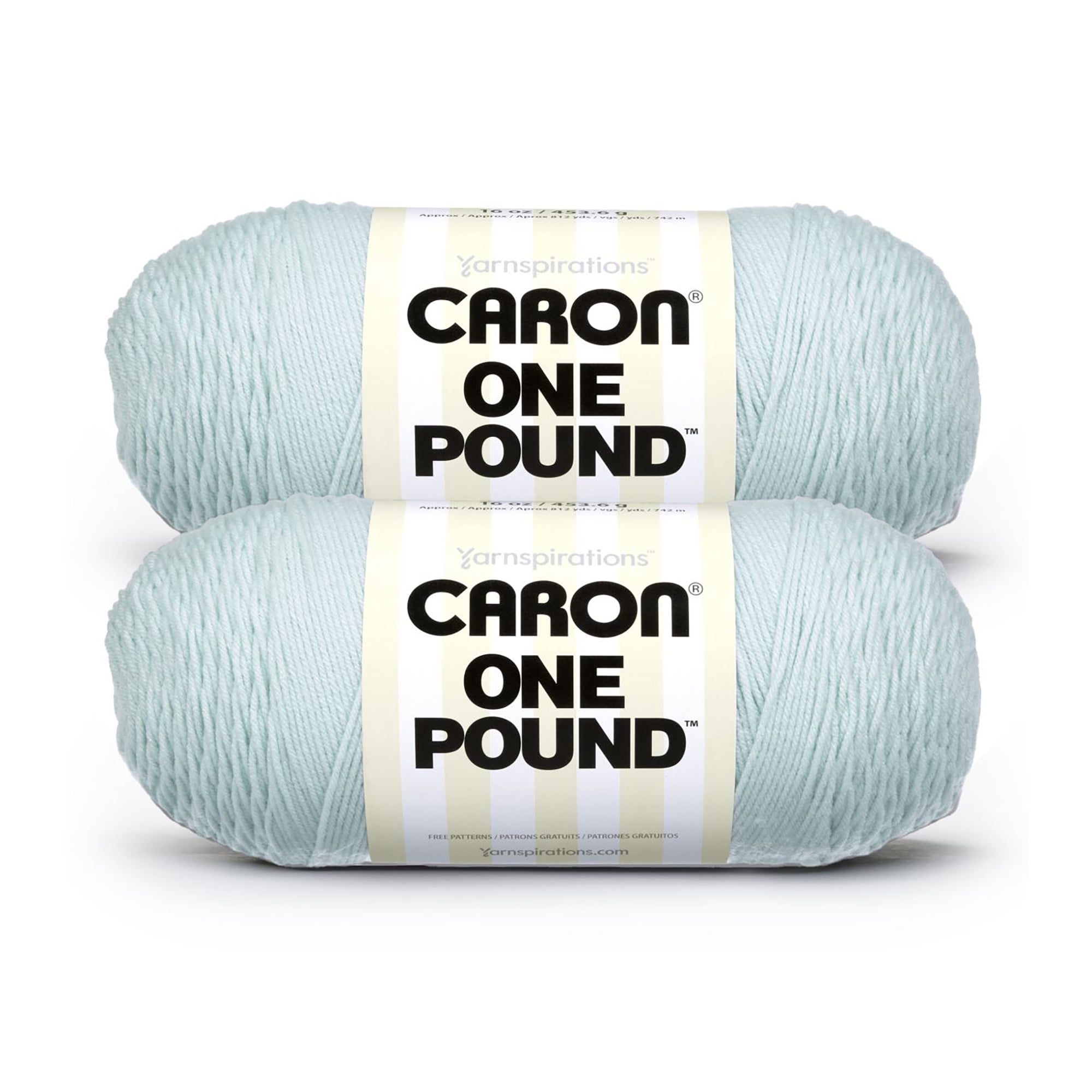 Caron® One Pound™ #4 Medium Acrylic Yarn, Pale Green 16oz/454g, 812 ...