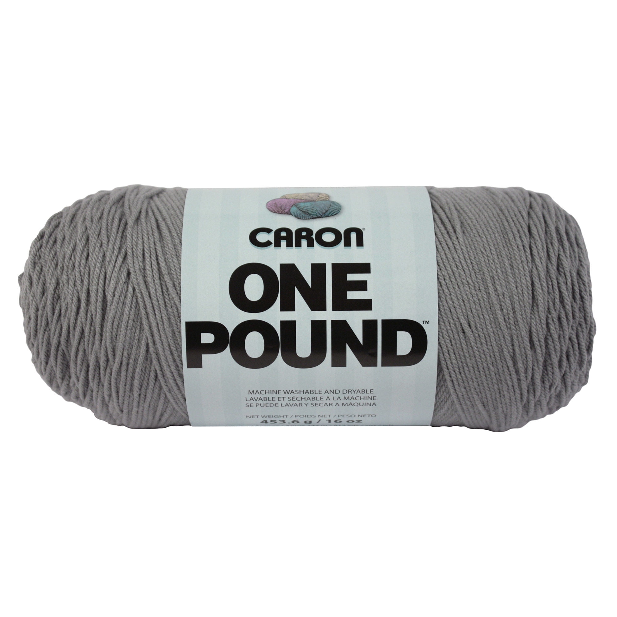 Caron One Pound Yarn, Gray - Walmart.com