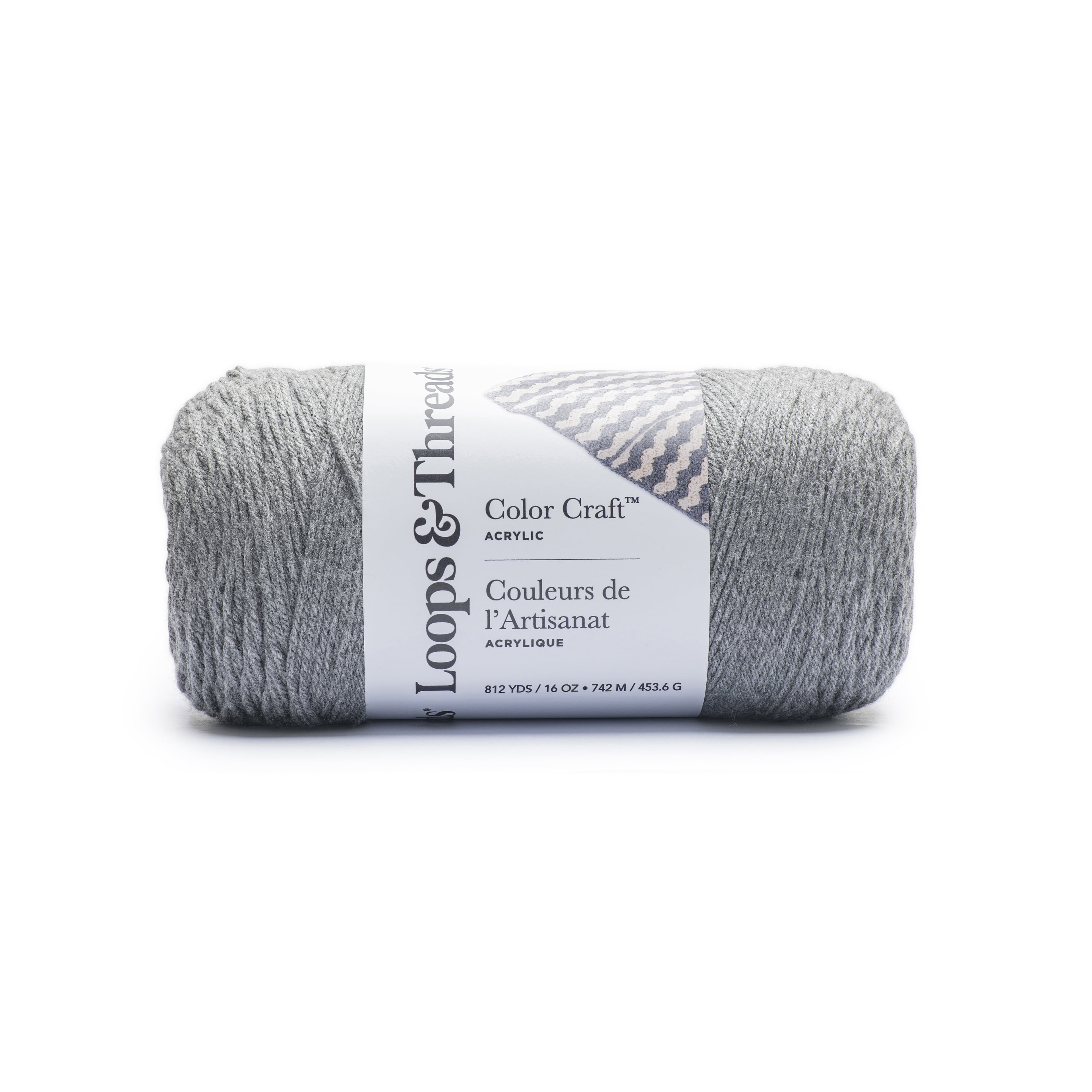 Caron One Pound Yarn-Medium Grey Mix - Walmart.com