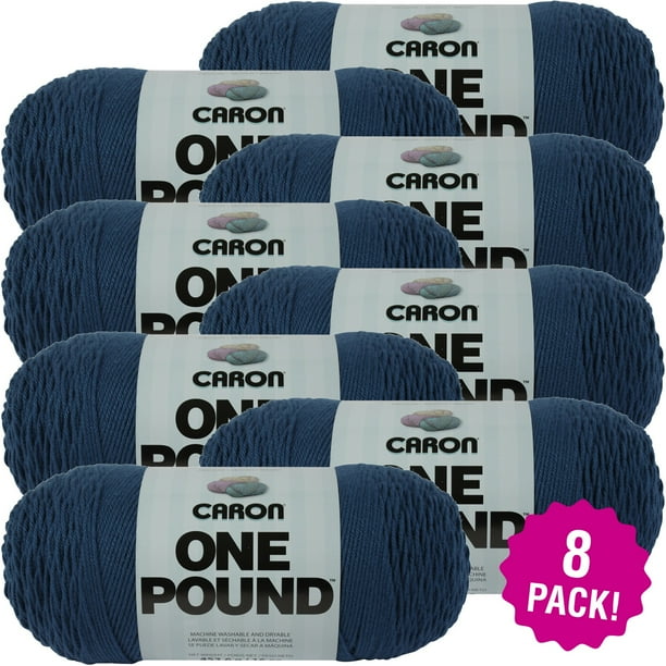 Caron One Pound Yarn - Ocean, Multipack of 8 - Walmart.com