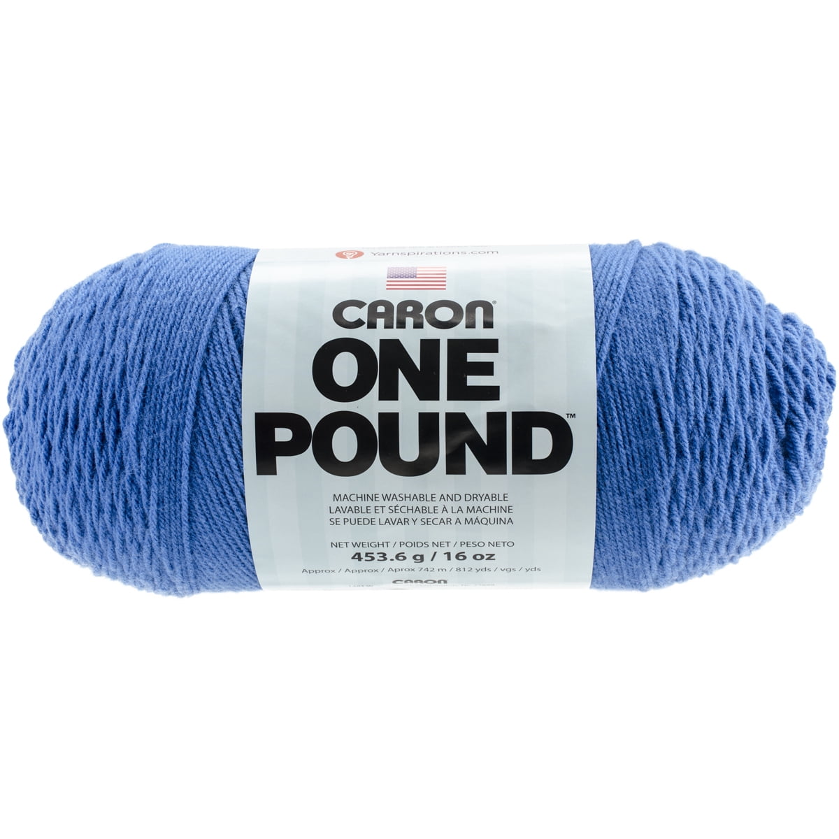 Caron One Pound Yarn-Pale Royal Blue - Walmart.com