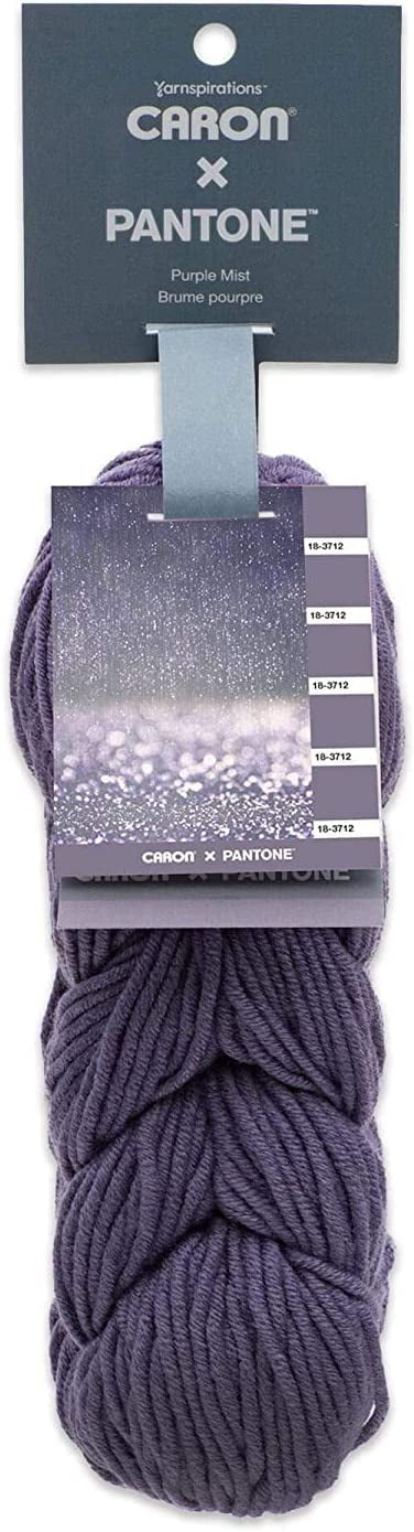 Caron Pantone X Purple Mist 5-Color Knitting & Crochet Yarn - Walmart.com