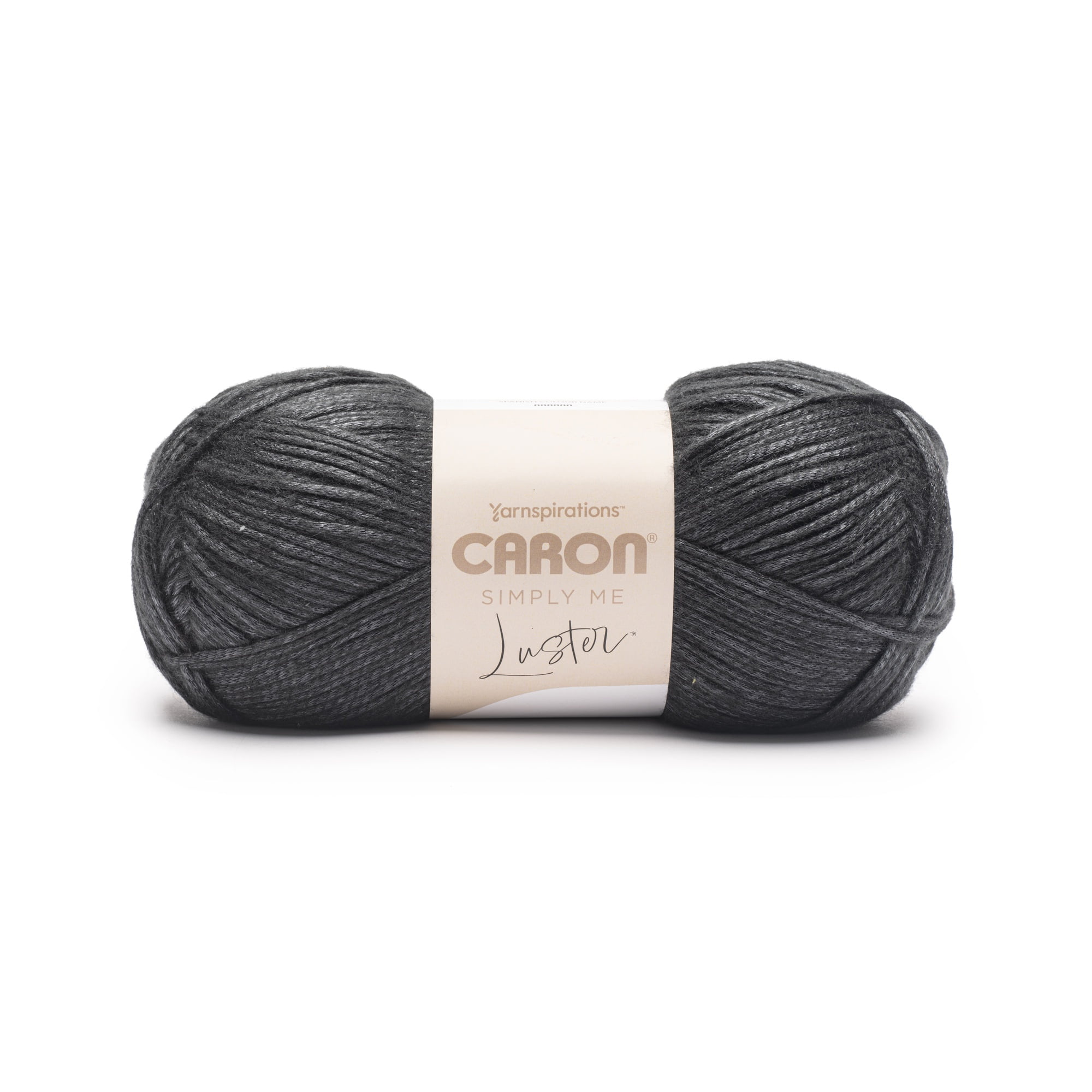 Caron® Simply Me Luster™ #4 Worsted (Medium) Blend Yarn, Obsidian 6oz ...