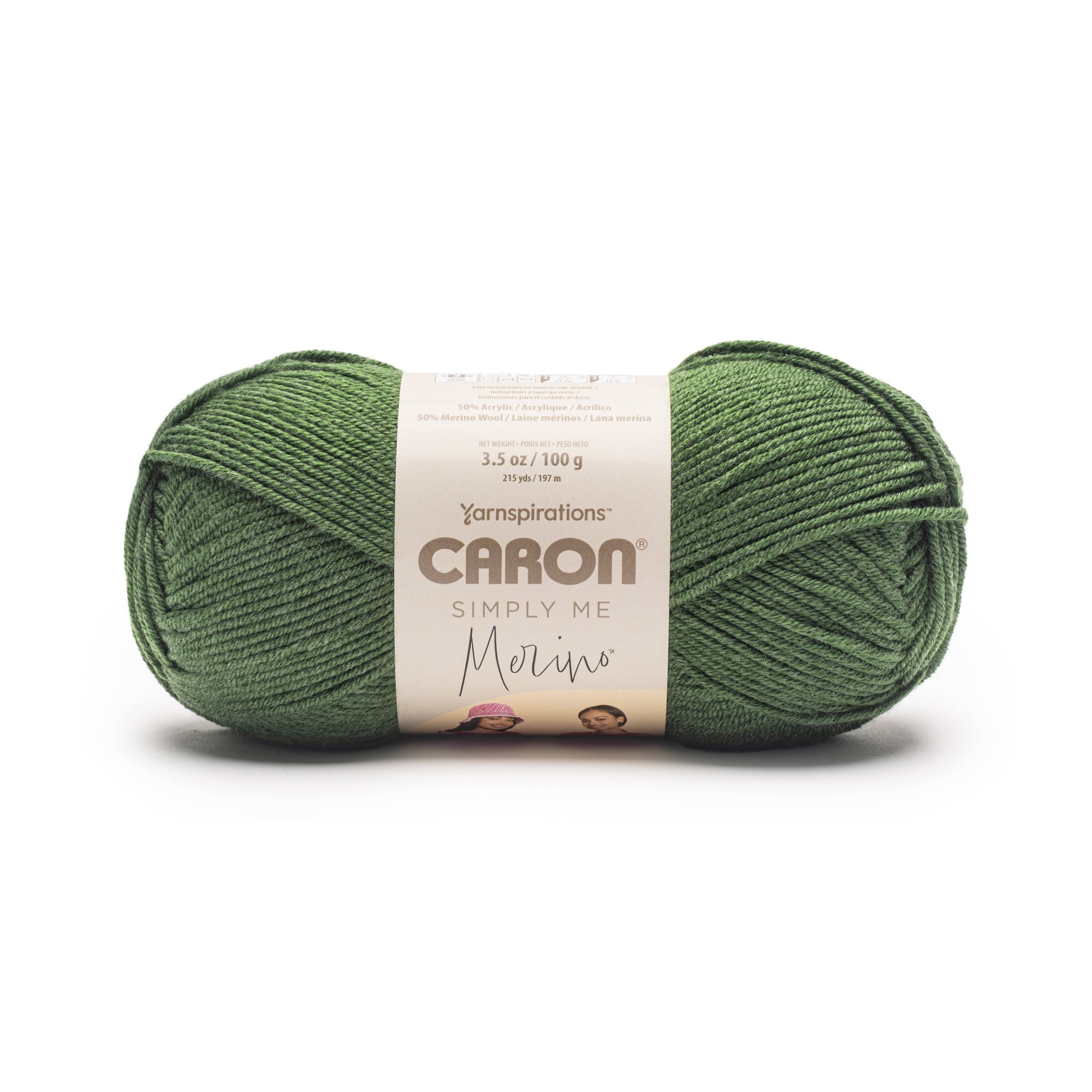 Caron® Simply Me Merino™ #3 DK (Light) Blend Yarn, Basil Heather 3.5oz ...