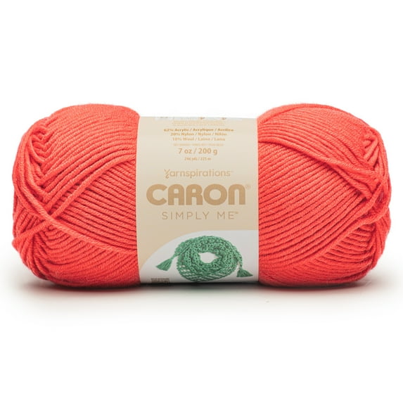 Caron Simply Me Yarn-Ruby - Walmart.com