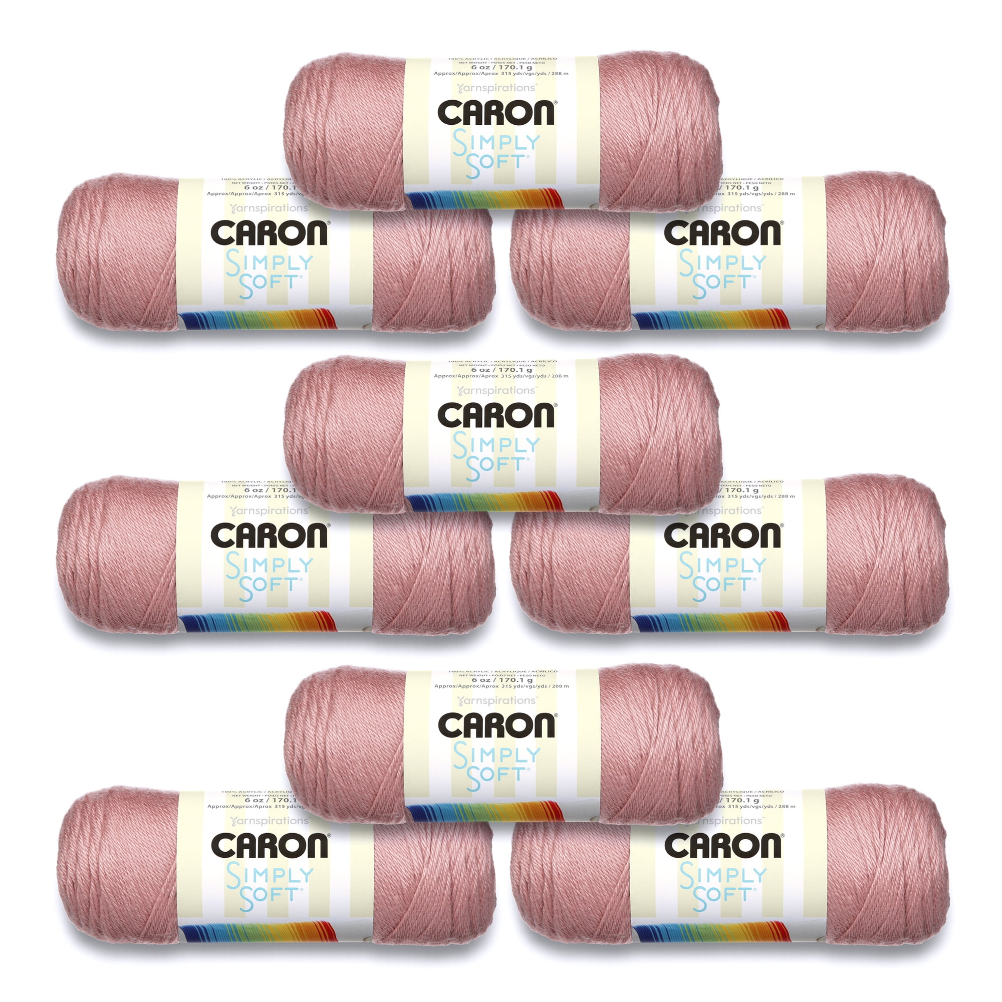 Caron® Simply Soft® #4 Medium Acrylic Yarn, Victorian Rose 6oz/170g ...
