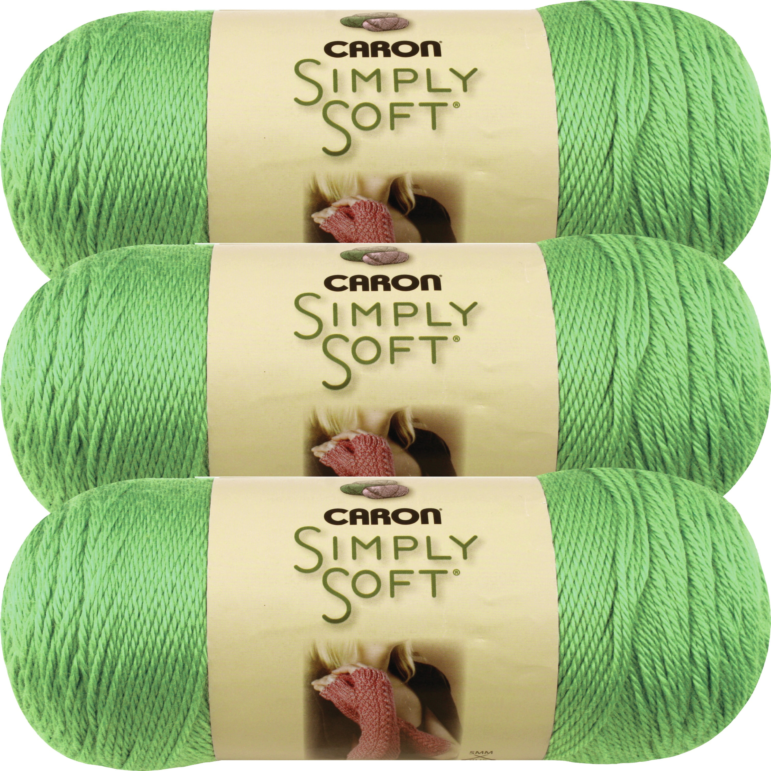 Caron Simply Soft Brites Yarn-Limelight, Multipack Of 3 - Walmart.com