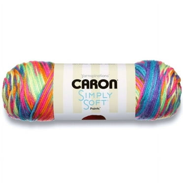 Caron Simply Soft Yarn, Neon Sunshine, Versatile Worsted, 170g/6oz ...