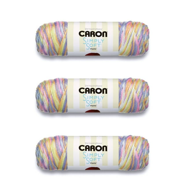 Caron Simply Soft Paints Yarn-Baby Brights, Multipack Of 3 - Walmart.com