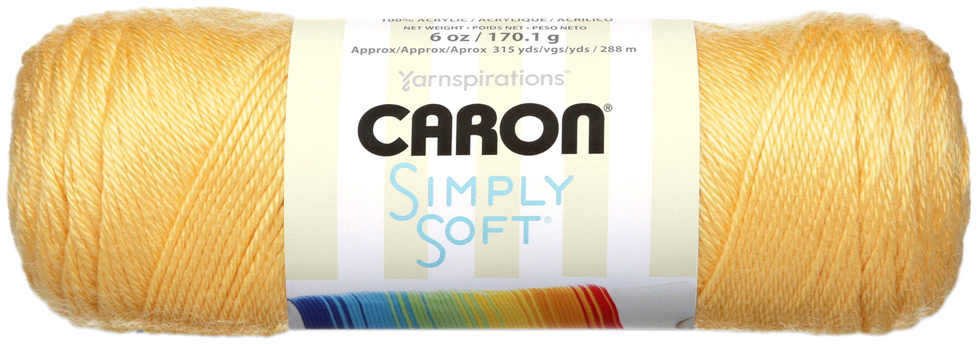 Caron Simply Soft Solids Yarn-Sunshine, Multipack Of 3 - Walmart.com