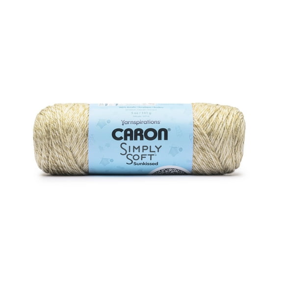 Caron® Simply Soft Sunkissed™ #4 Worsted (Medium) Acrylic Yarn, Coconut ...