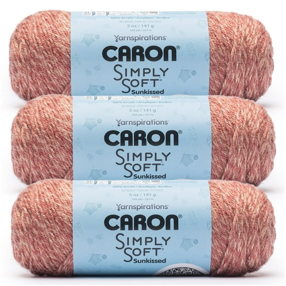 Caron® Simply Soft Sunkissed™ #4 Worsted (Medium) Acrylic Yarn, Orange ...