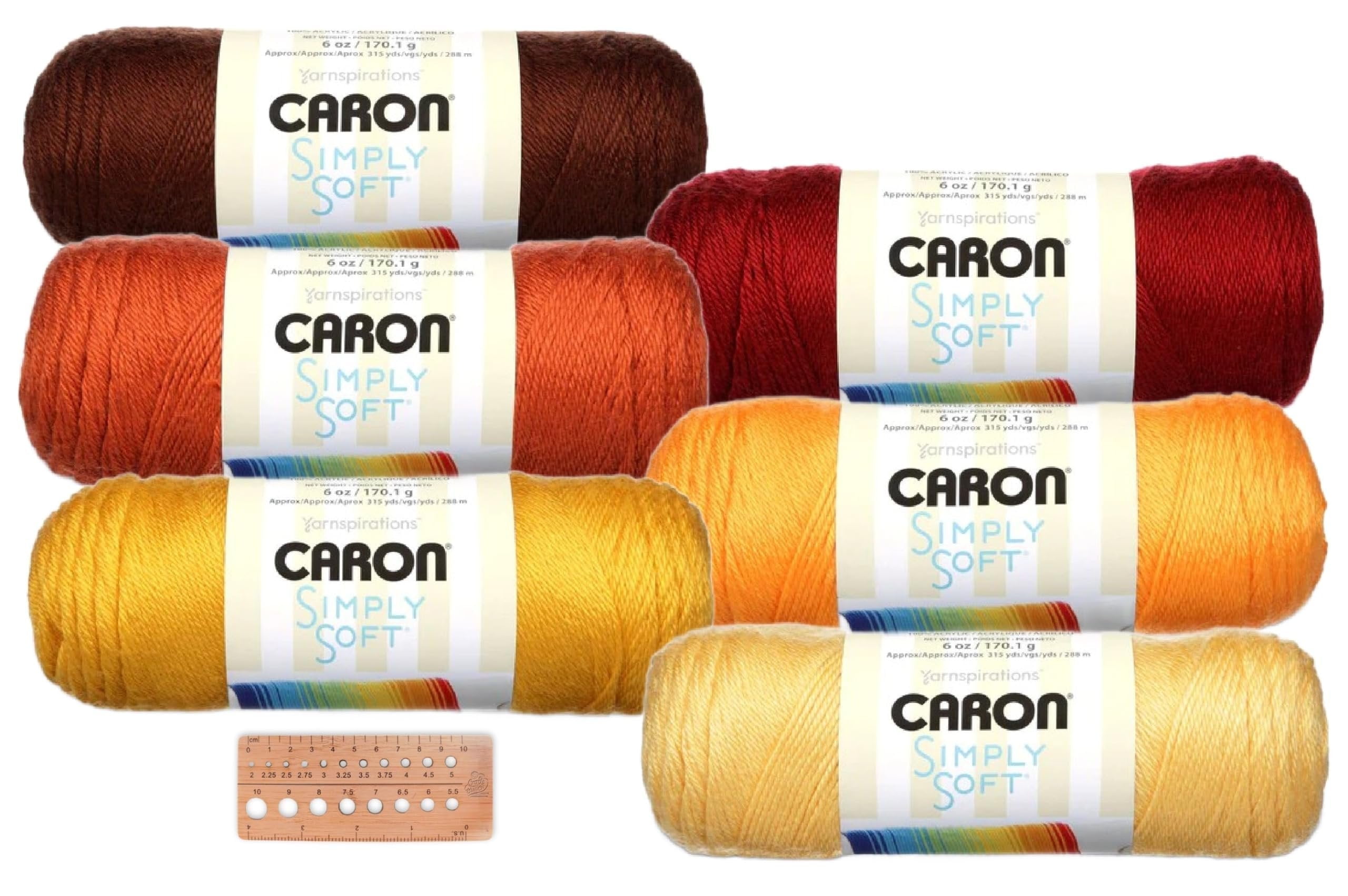 Caron Simply Soft Yarn Assortment (Autumn) - Walmart.com