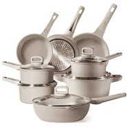 Soday 12 Piece Pots and Pans Set Granite Cookware Nonstick Skillet ...