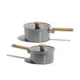 Carote 4-Piece Stainless Steel Saucepan Set with Lids, 1.5QT & 2.5QT ...