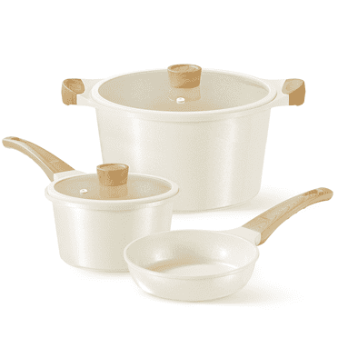 Carote 13 Pcs Nonstick Cookware Sets, Granite Non Stick Pots and Pans ...