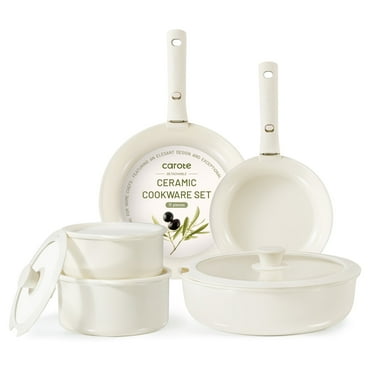 Soday 17 Pcs Granite Pots and Pans Set, Kitchen Non-Stick Cookware Set ...