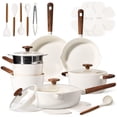 Carote 22-Piece Pots and Pans Set, Ceramic Nonstick Cookware Set with ...